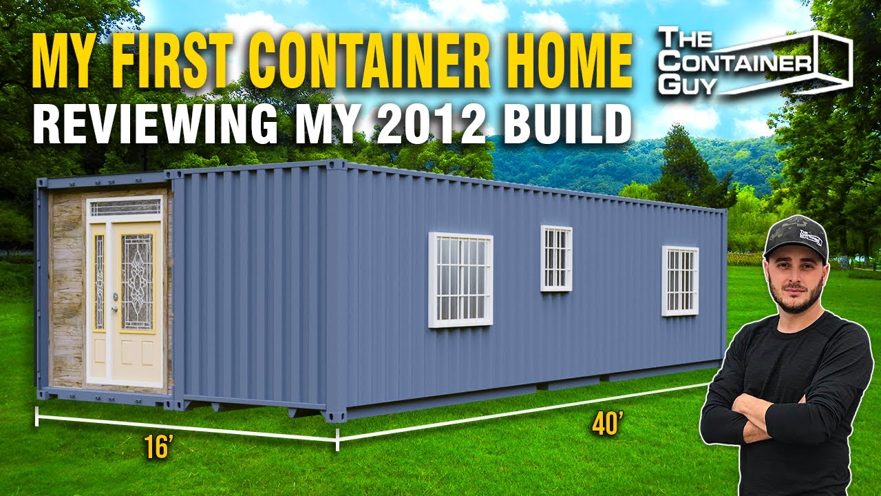My Decade Old Shipping Container Home! Tiny House Tour | Safe Box Steel ...