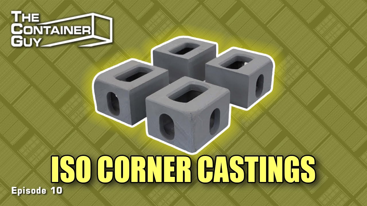 Shipping Container Corner Castings: Top and Bottom ISO Fittings ...